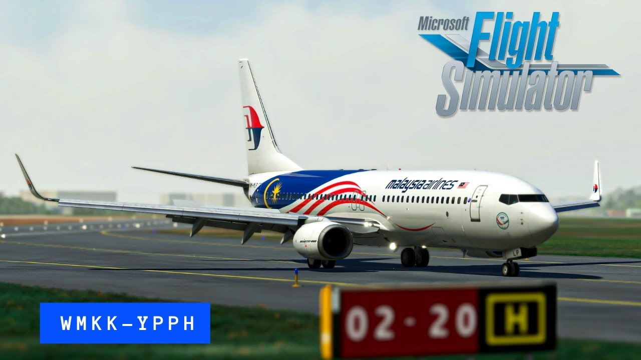 [WMKK] Kuala Lumpur - [YPPH] Perth Airport International PMDG 738 MSFS ...