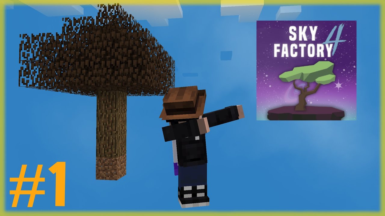 A Tree in the Sky | Sky Factory 4 #1 - YouTube