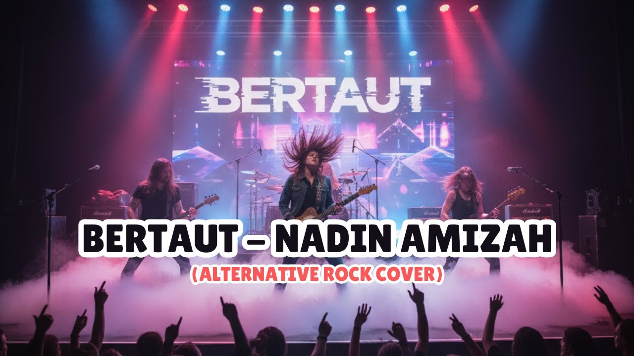 BERTAUT - NADIN AMIZAH ┃COVER VERSI ALTERNATIVE ROCK AI - YouTube