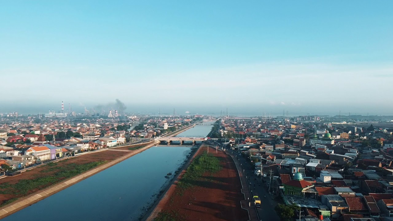 Viral!!! indahnya Banjir Kanal Timur Semarang Sekarang"Drone view ...