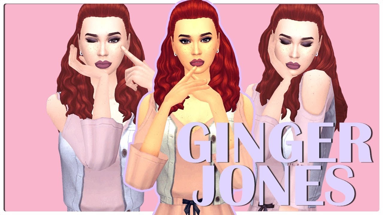 Create-a-Sim | Ginger Jones || Sims 4 - YouTube