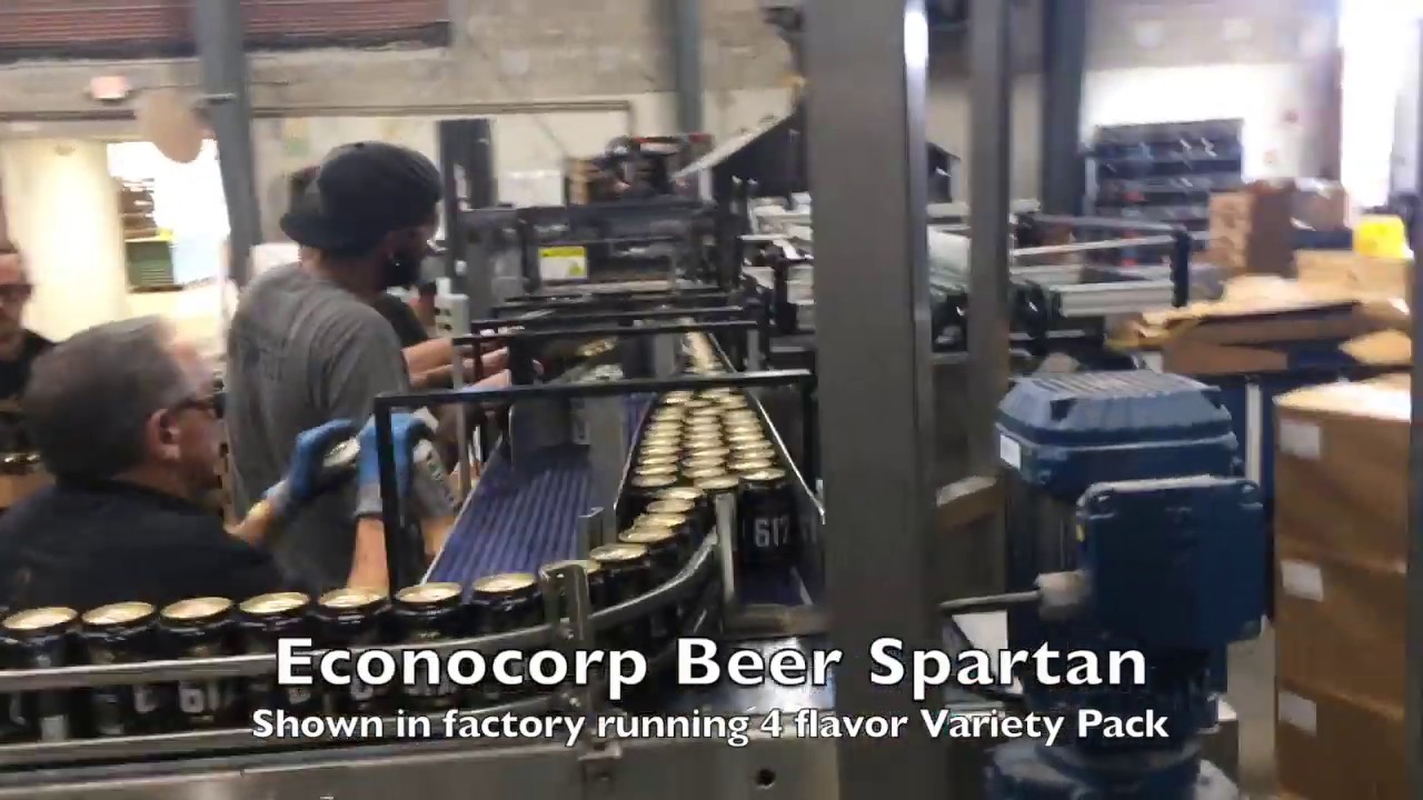 Econocorp Spartan Craft Beverage Cartoner, for a beer Variety 12 Pack - YouTube