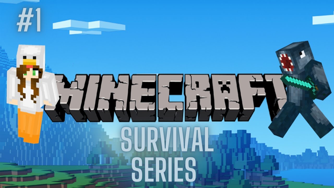 First Minecraft Survival video with my friend (Video one part 1) - YouTube