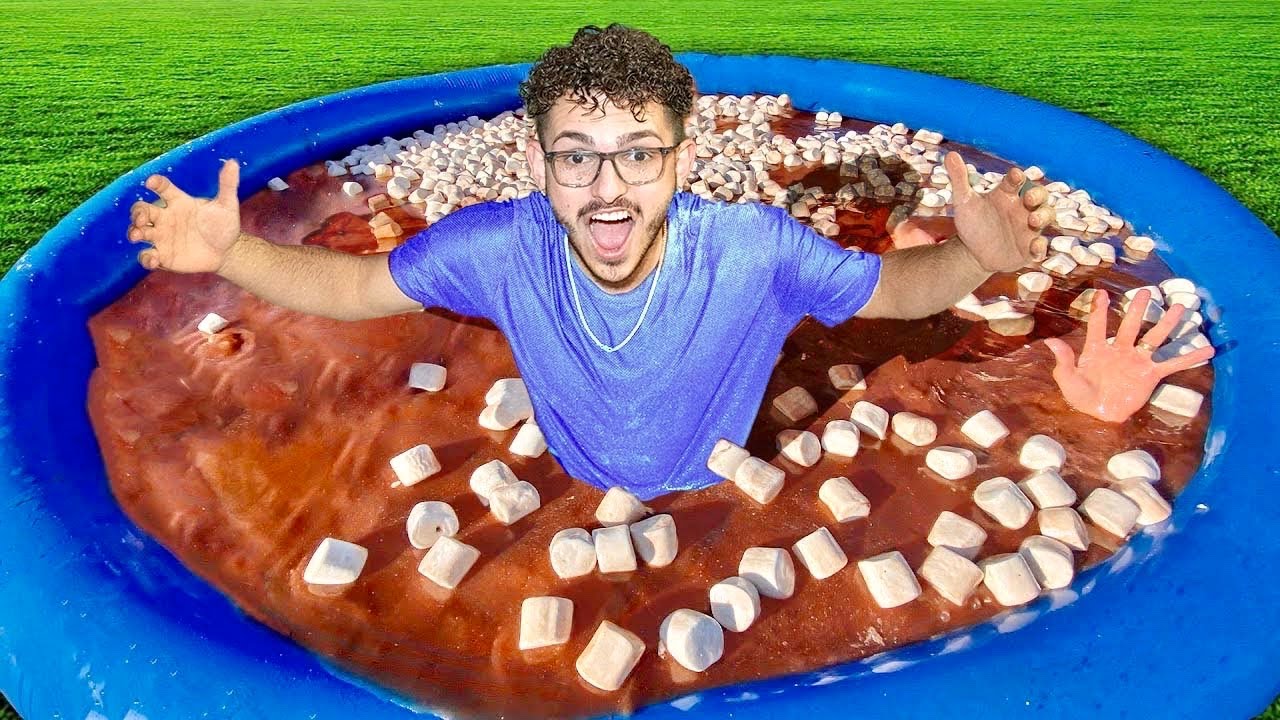 We Made The World's BIGGEST Hot Chocolate!!! *CHALLENGE* - YouTube