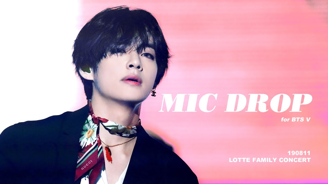 190811 LOTTE FAMILY CONCERT - MIC DROP 태형 (V focus.) - YouTube