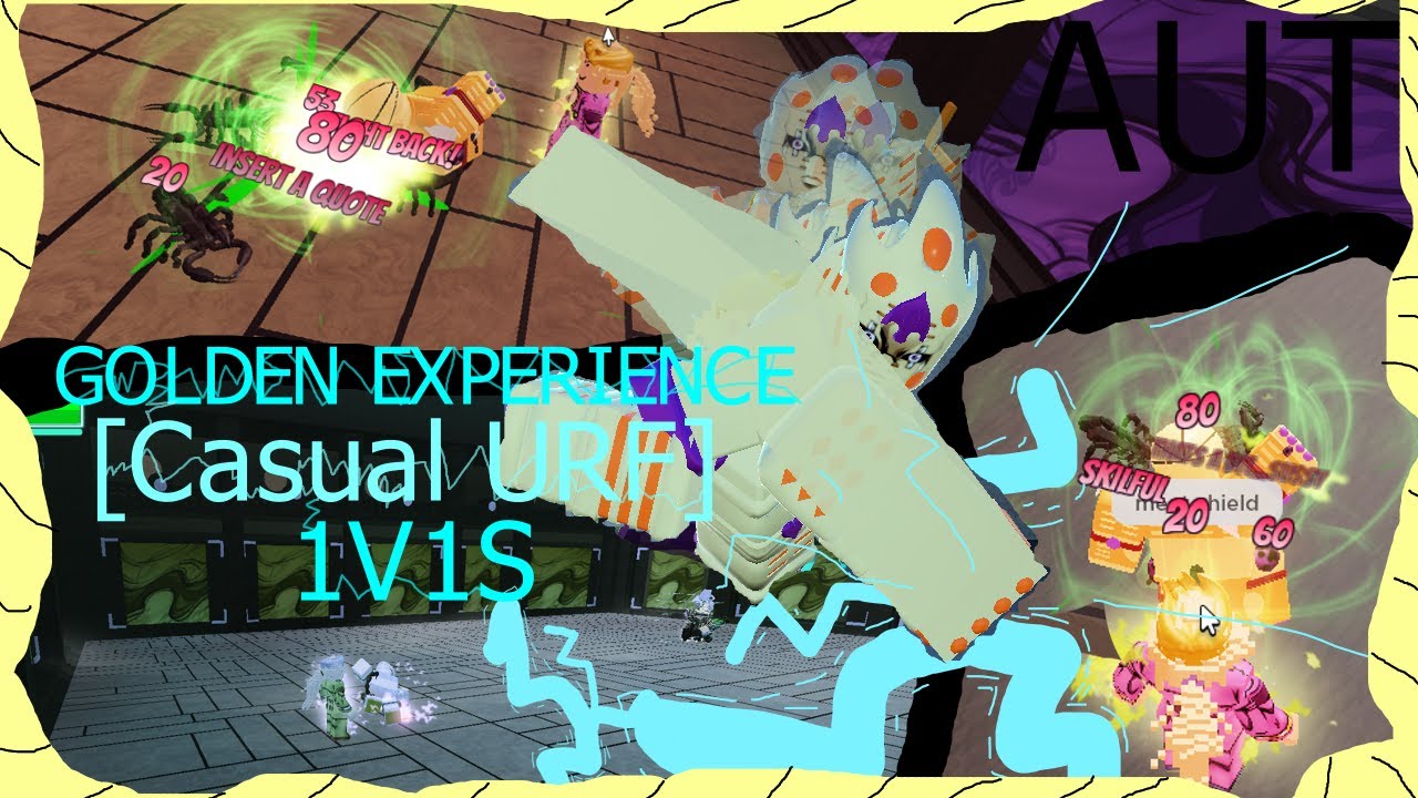 AUT [Casual URF] golden experience 1v1s - YouTube