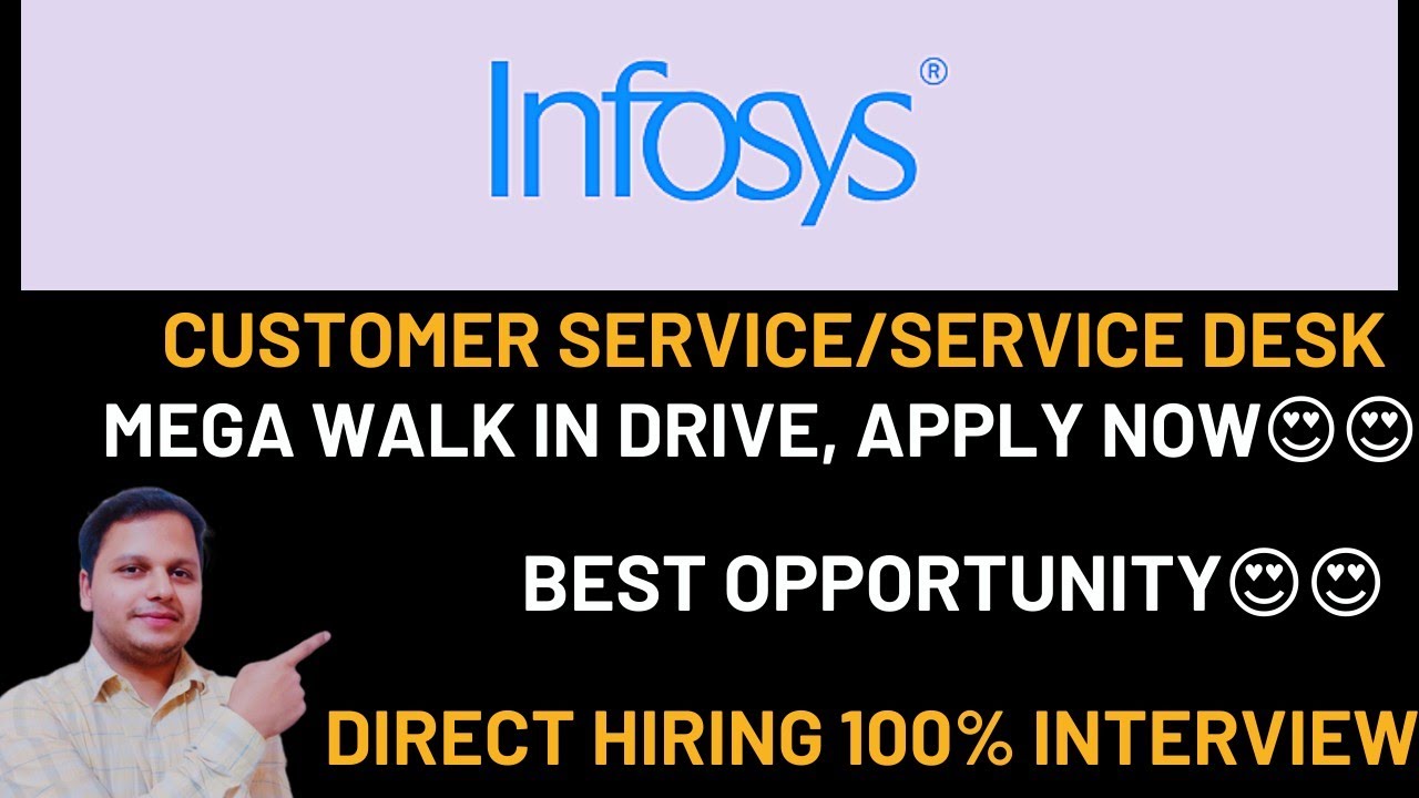Infosys hiring for customer service😍|Latest jobs in Infosys|Infosys ...