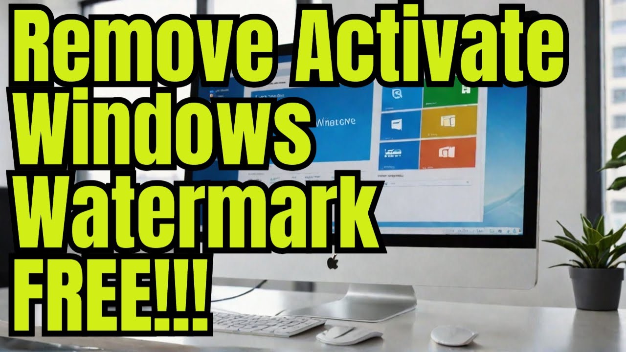 How To Permanently Remove 'Activate Windows 11' Watermark FOR FREE ...