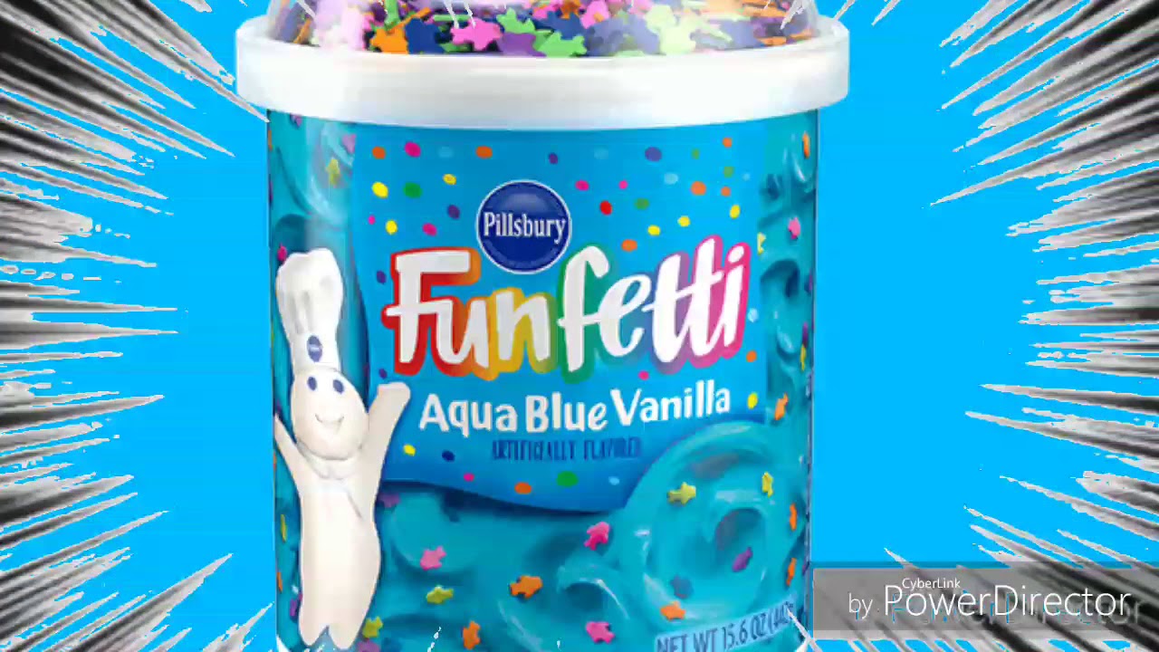 Funfetti Aqua Blue Vainilla - YouTube