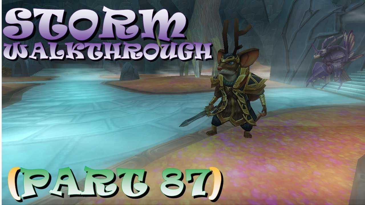 Wizard101-STORM Walkthrough (Part 87) Dyvim Whitehart - YouTube