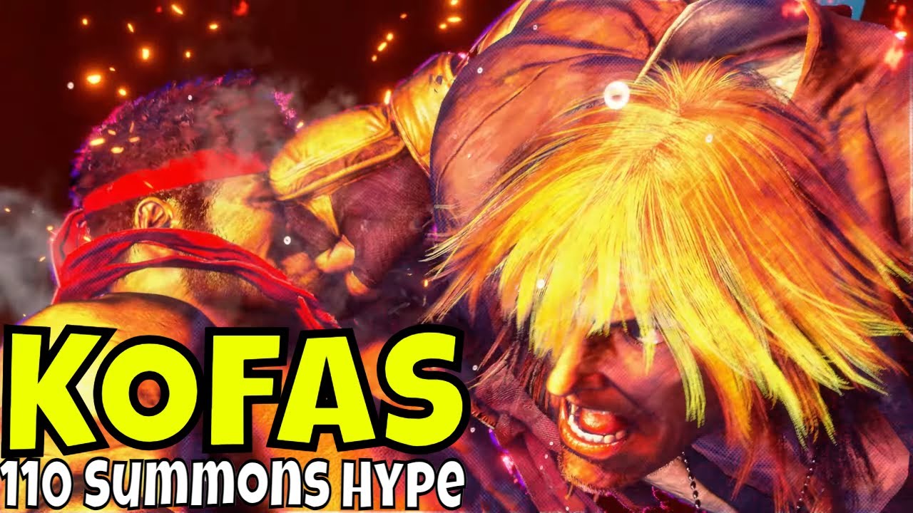 KOF Allstar - SF6 Collab/110 Summons/Chasing Ken & Cammy - YouTube