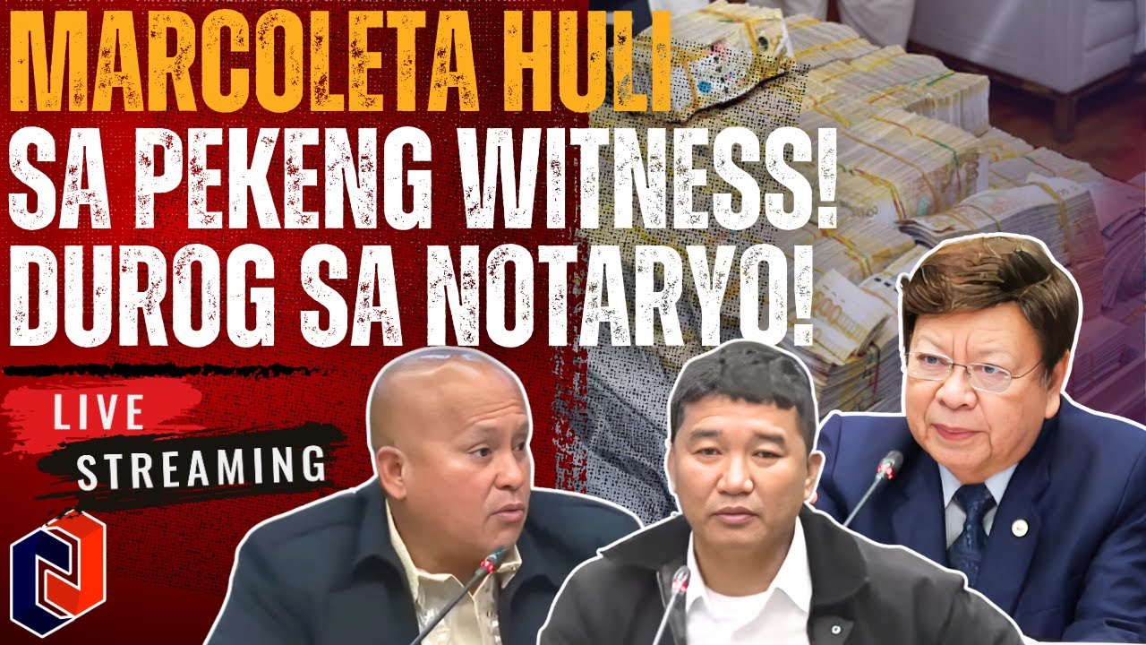 PILIT NA MAY COACHING PA! Sen. Marcoleta HULI sa PEKENG WITNESS! Durog ...