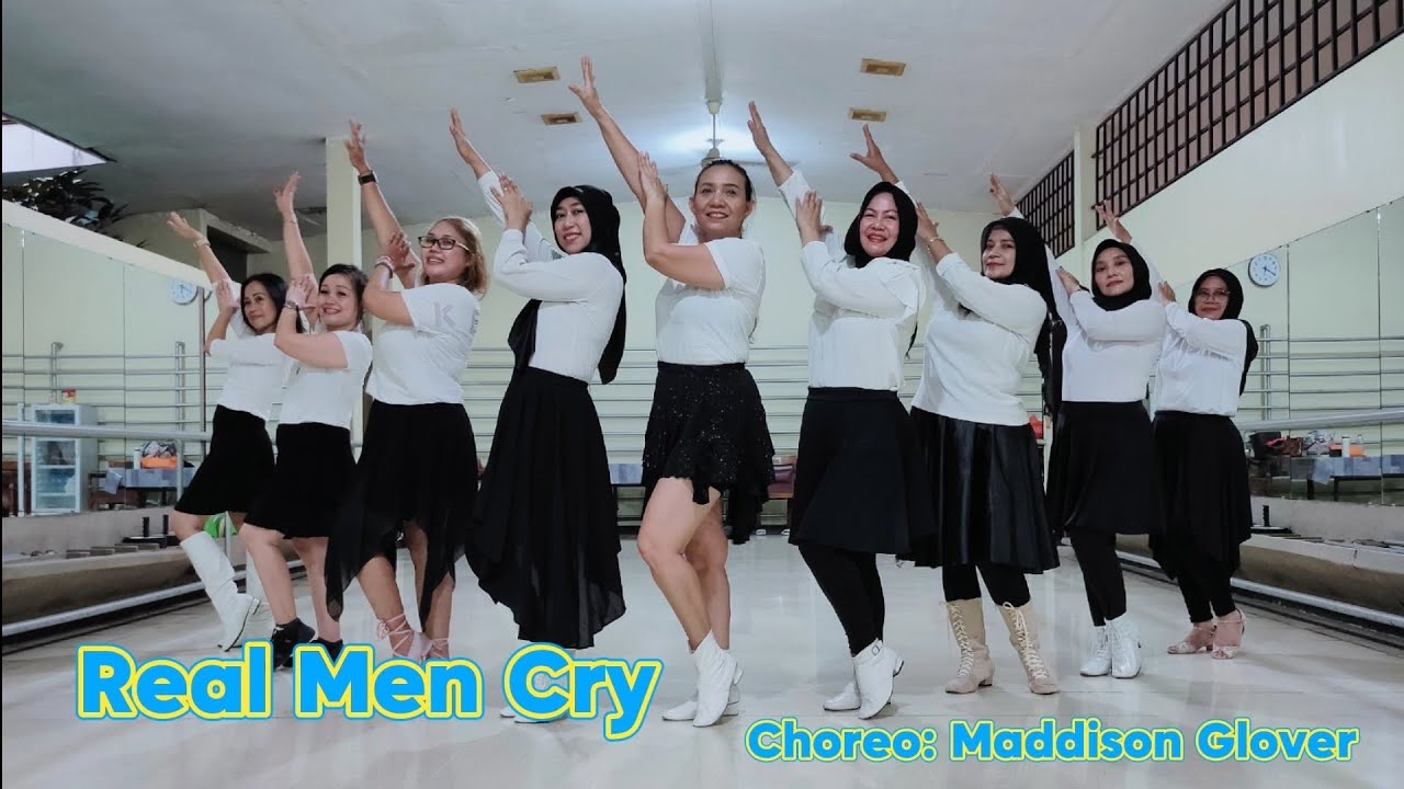 Real Men Cry Line Dance - YouTube