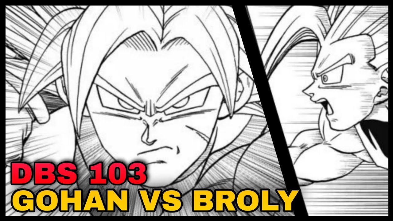 DBS 103 - GOHAN VS BROLY, GOKU E VEGETA (SIM) - YouTube