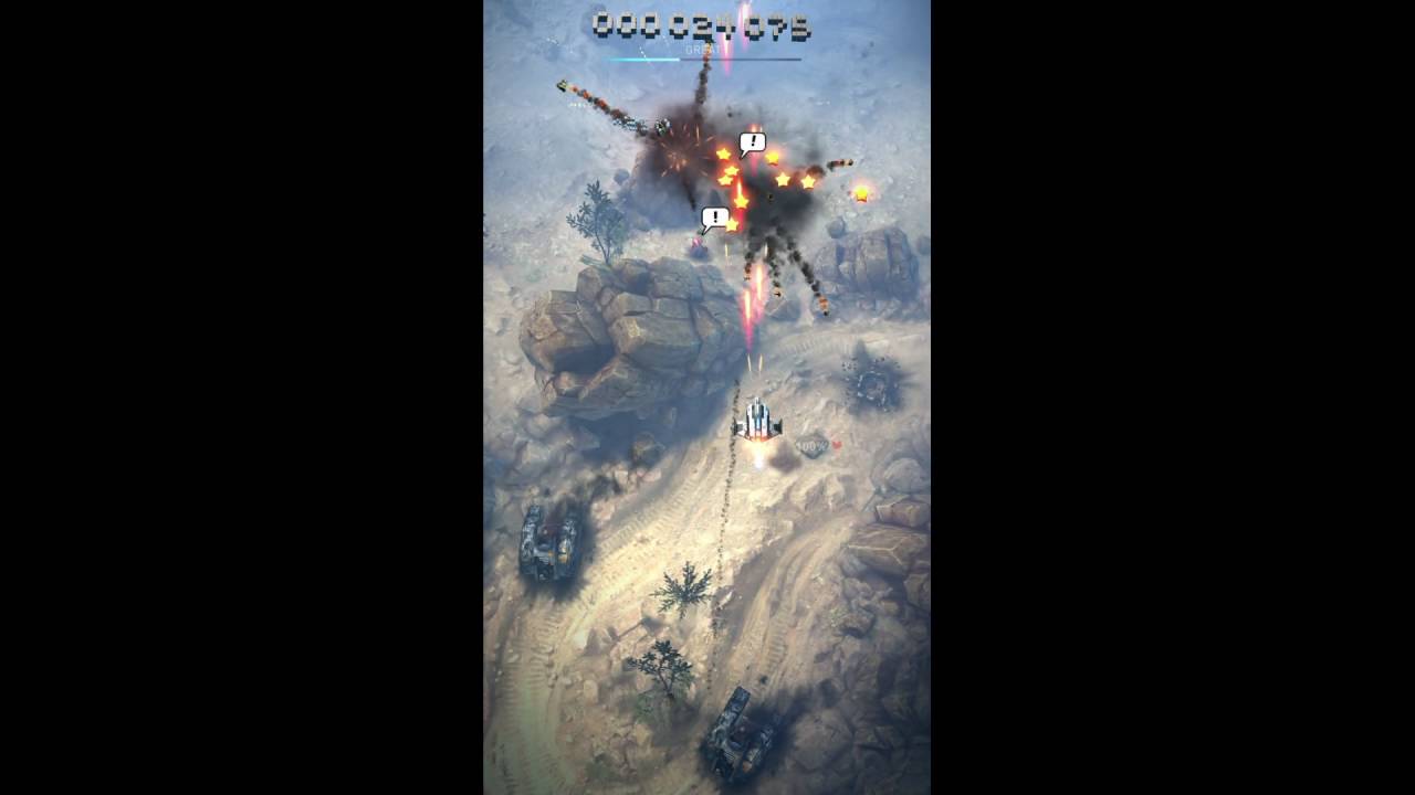 Sky Force Reloaded - Stage 1 Normal difficulty (Android gameplay 1080p ...