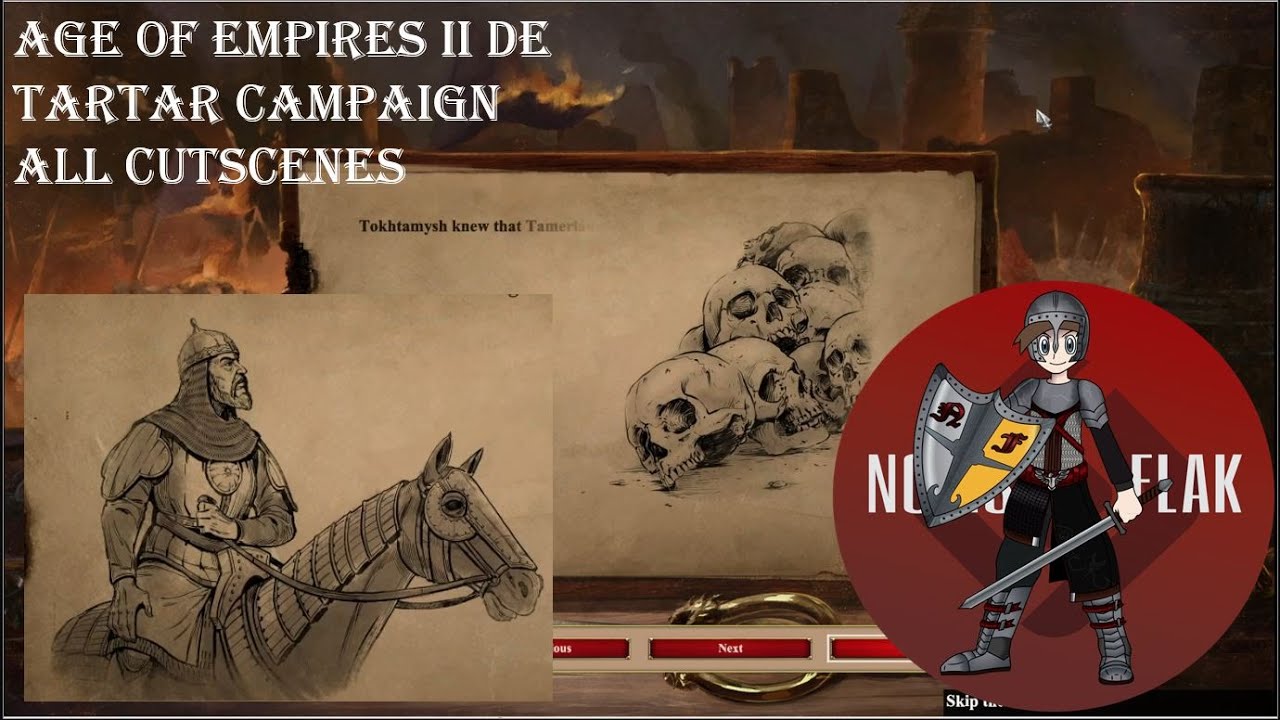 Age of Empires II DE Tamerlane (Tartar) all storybook Cutscenes - YouTube