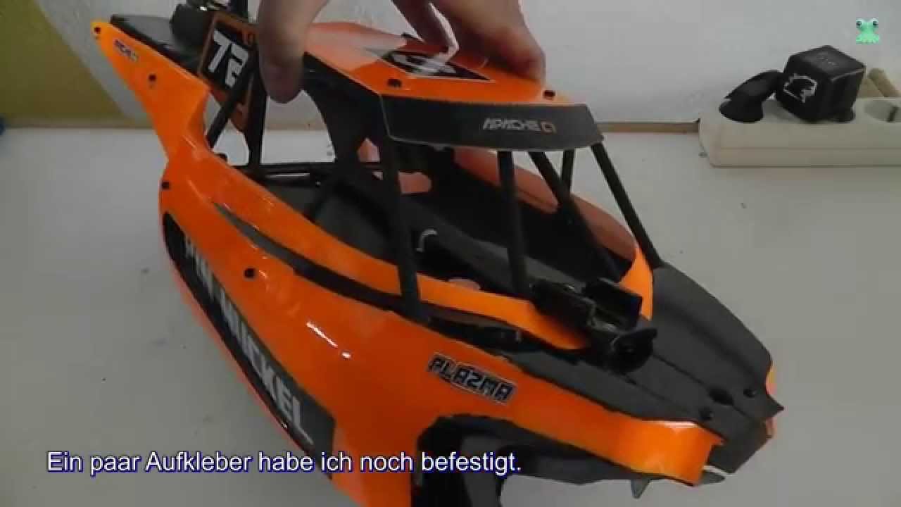Lexan body self build & paint selfmade - RC Adventure HPI Buggy Apache ...