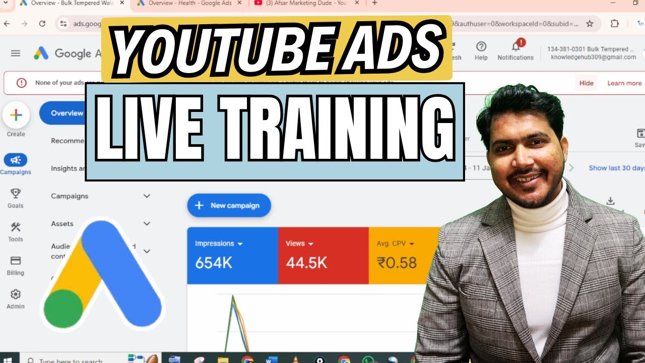 Live Google ads & facebook ads Personalized Training 0nly at 9999 ...