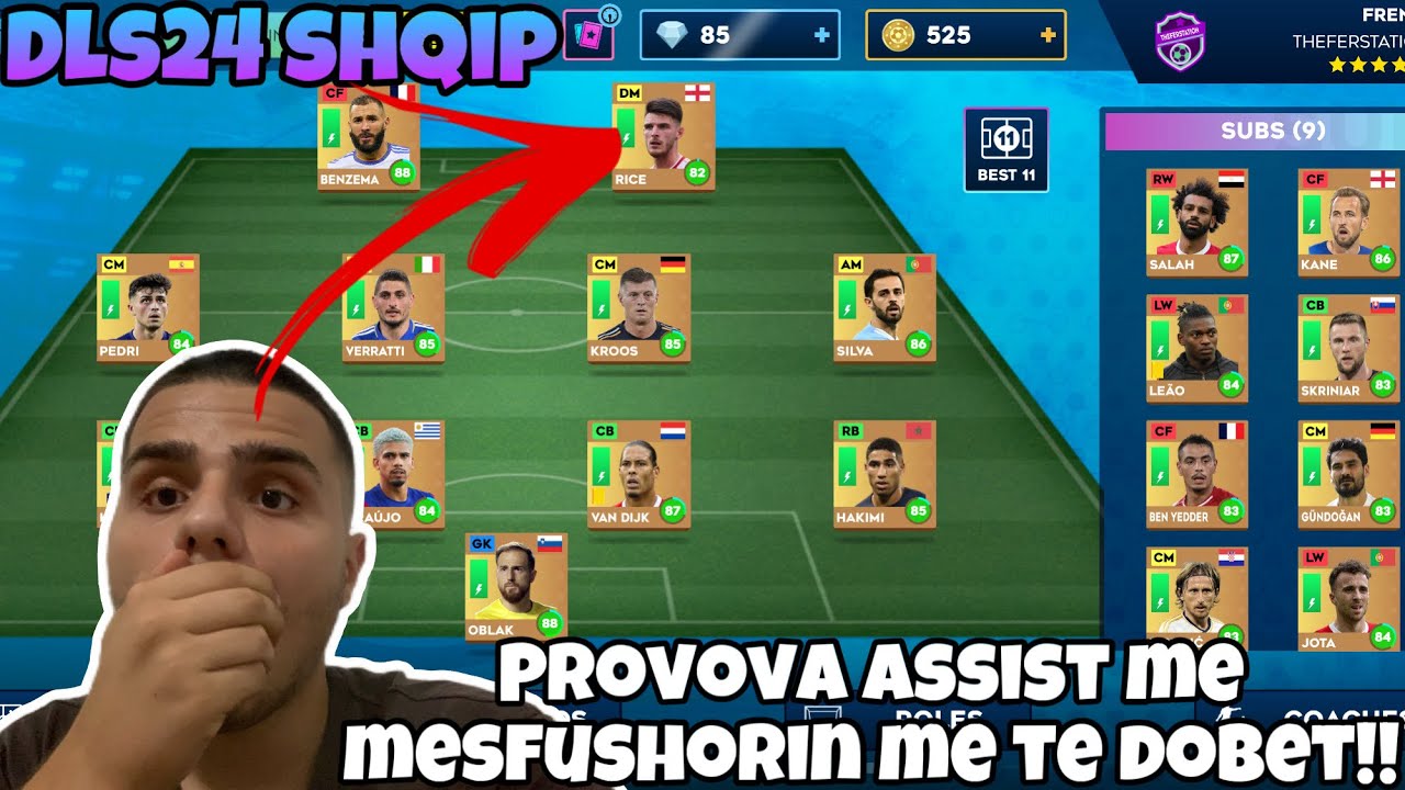 PROVOVA TE BEJ ASSIST ME MESFUSHORIN ME TE DOBET!! - DLS24 SHQIP - YouTube