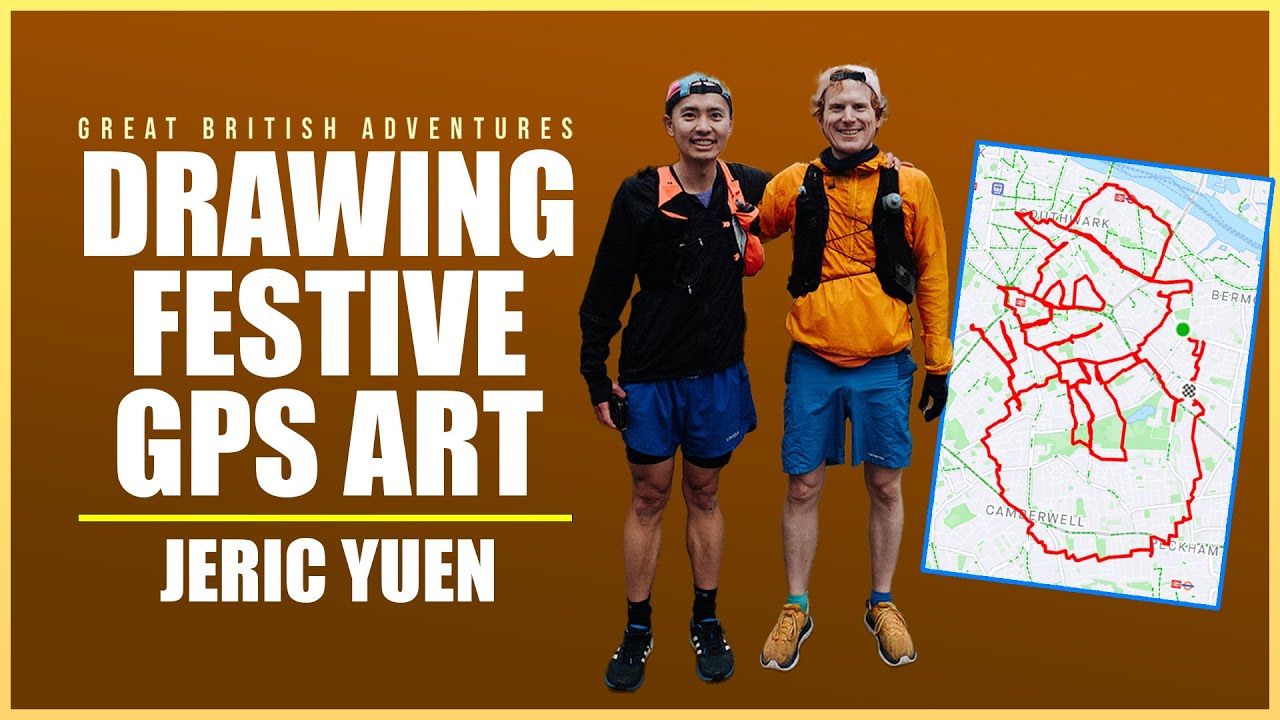 Drawing GPS Art while running a marathon w/ Jeric Yuen aka ...