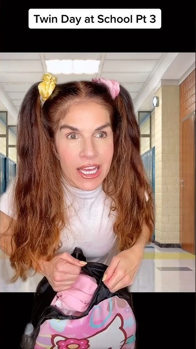Twin day at school part 3 #kids #twindayatschool #twinday #school #moms ...