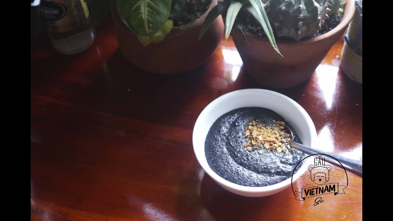 GF#8 sesame gruel Homemade | Chè mè đen | Gauvietnamgo - YouTube