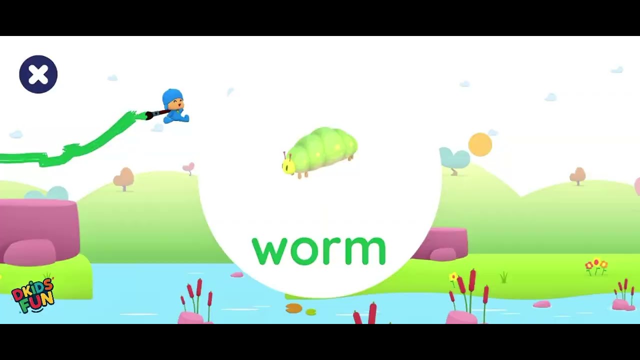 "Spell the Word 'Worm'! | Lingokids Letter Puzzle Game for Kids | Fun ...