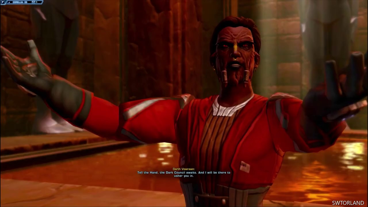 Star Wars The Old Republic: Sith Warrior / Chapter 3 : Baras's Lair ...