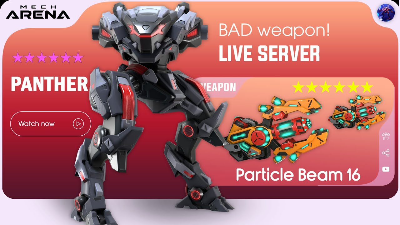 Panther Particle Beam 16: I'm not a big fan of this weapon in Mech ...