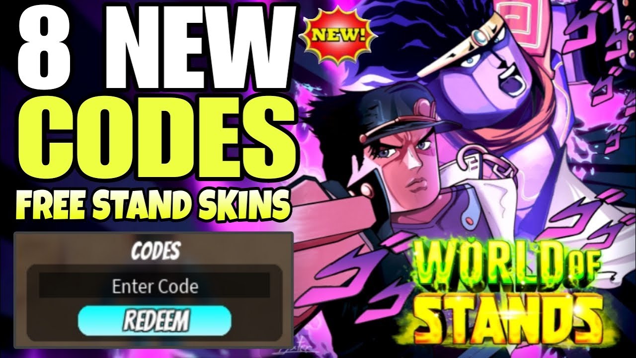 *NEW CODES* ROBLOX WORLD OF STANDS CODES 2025 JUNE | WORLD OF STANDS CODES | WORLD OF STANDS ...