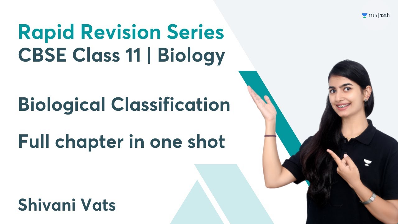 Biological Classification | Full chapter in one shot | Class 11 Biology ...