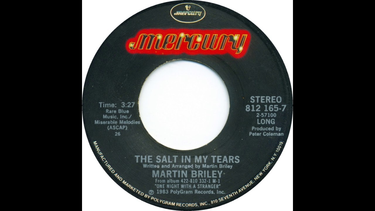 Martin Briley The Salt In My Tears (1983) - YouTube