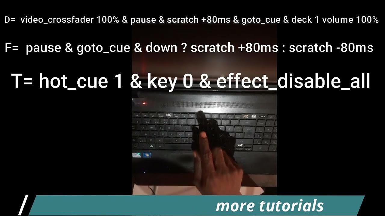 How to Stab Scratch Alongside Single Key Scratch in virtual Dj - YouTube
