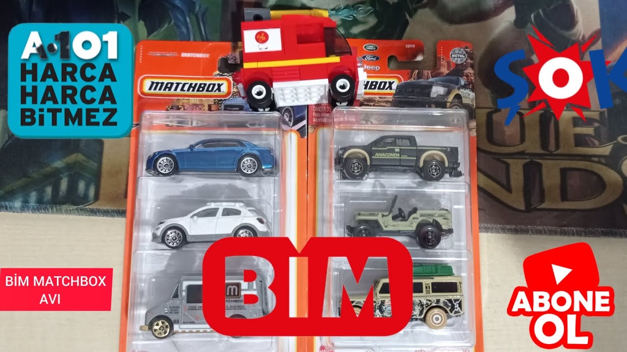 BİM MATCHBOX 3 lü set avı (MARKET AVI)#vlog - YouTube