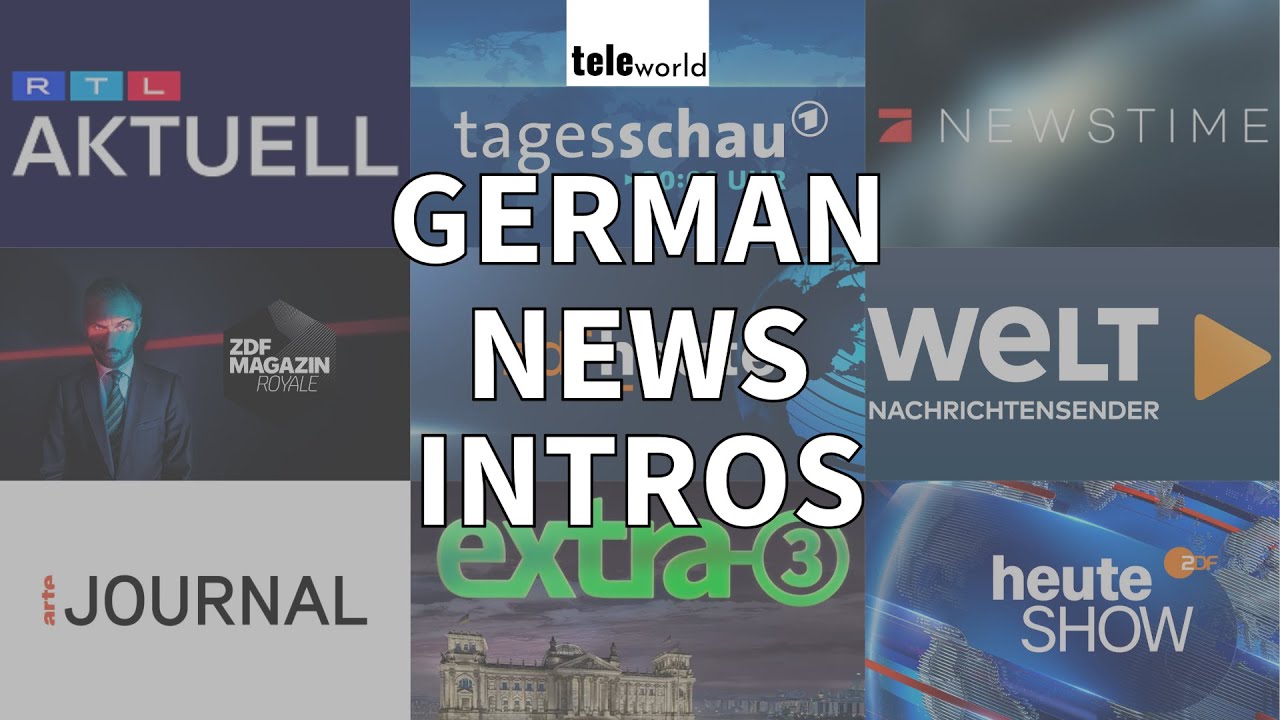 German TV News Openings 2025 | teleworld Compilation - YouTube