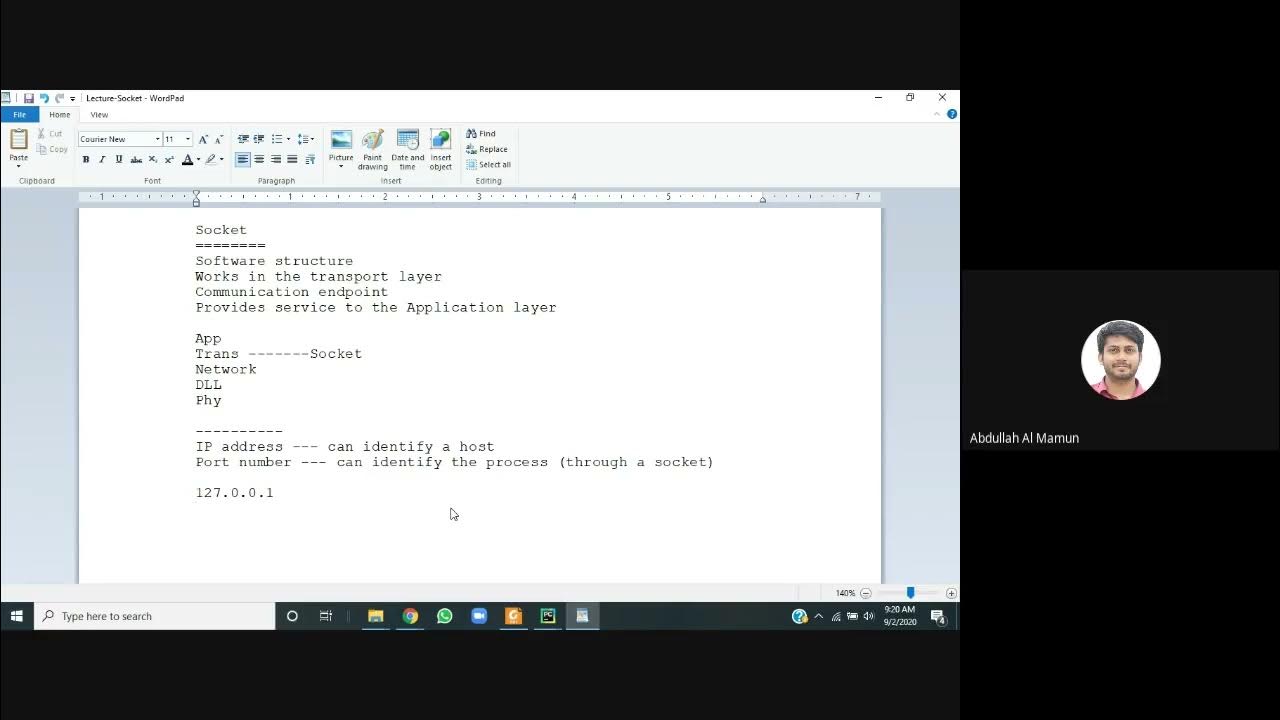 Lecture 9 - Computer Networks Laboratory (CSE 3712) [Abdullah Al Mamun] - YouTube