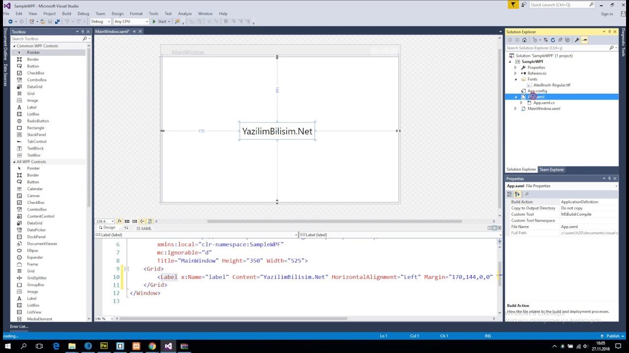 Custom Fonts in WPF Applications - YouTube