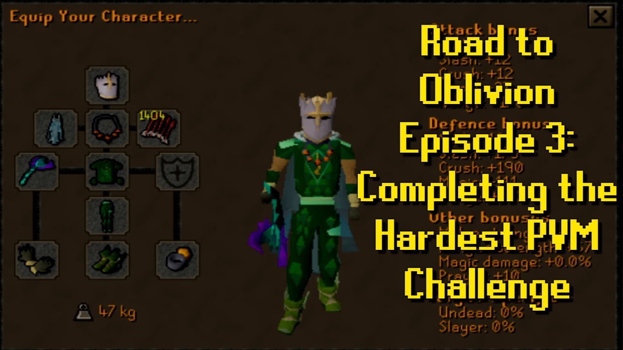 Completing OSRS's Hardest PVM Challenge | Road to Oblivion PVM Episode ...