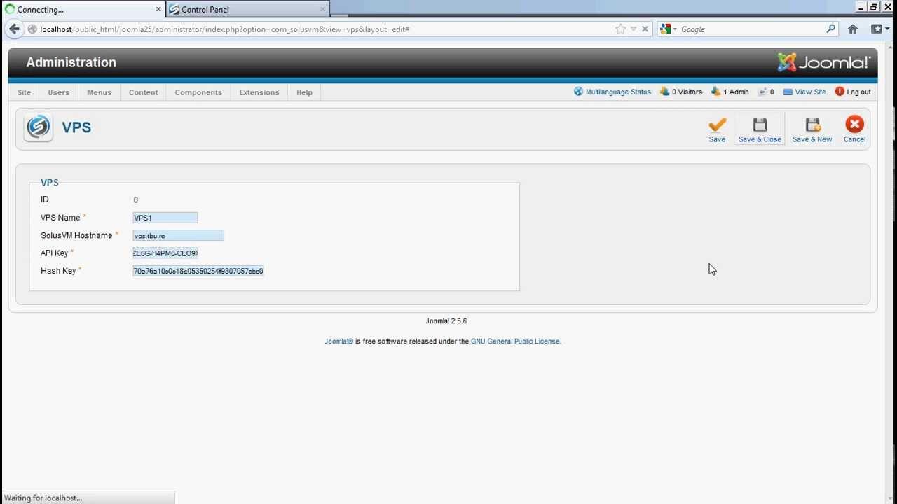 SolusVM VPS Manager Joomla Extension - YouTube
