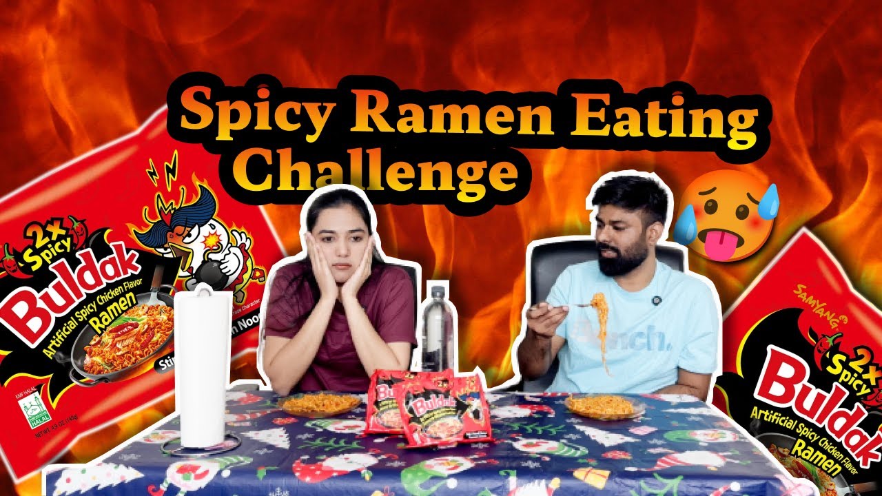 Spicy Ramen Eating Challenge | Hardikansi Vlogs | - YouTube