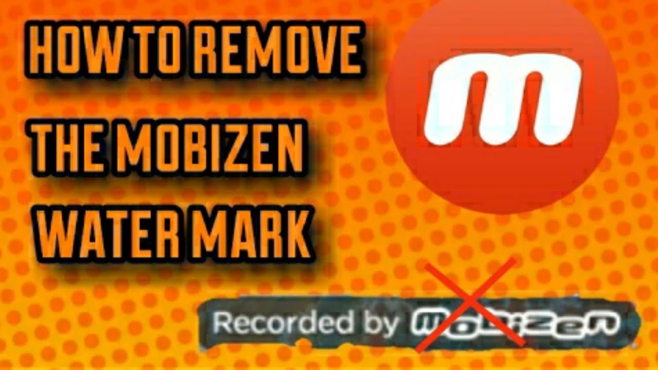 How To Remove Mobizen Watermark| For Any Screen Record Video|#mobizen# ...