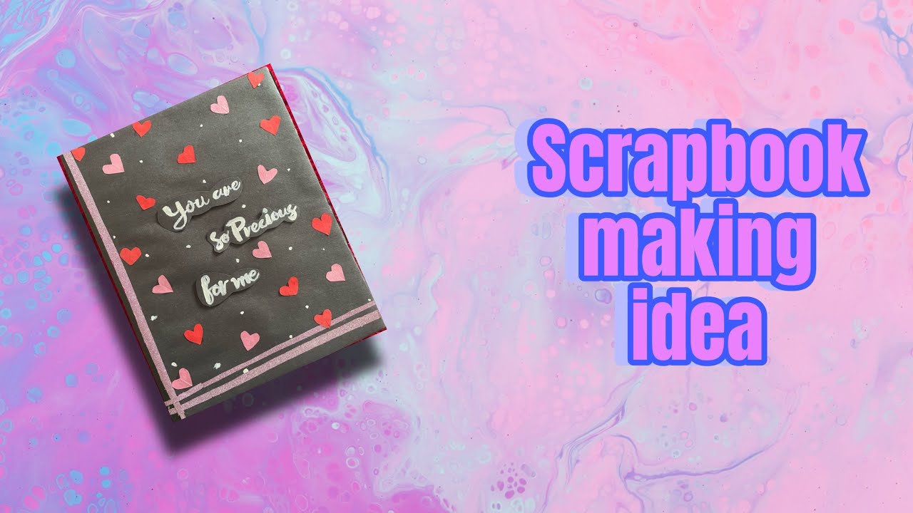 Scrapbook making idea || easy scrapbook making for birthday ||#viral # ...