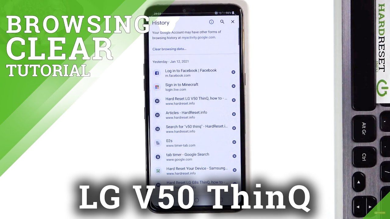 How To Clear Browsing Data In LG V50 ThinQ Remove Browser History YouTube How To Clear Browsing Data In LG V50 ThinQ Remove Browser History YouTube