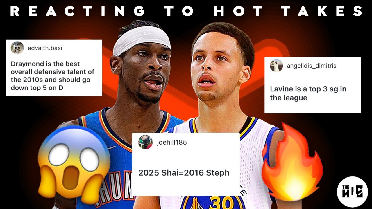 IS SHAI BETTER THAN PRIME STEPH CURRY | REACTING TO CRAZY NBA HOT TAKES ...