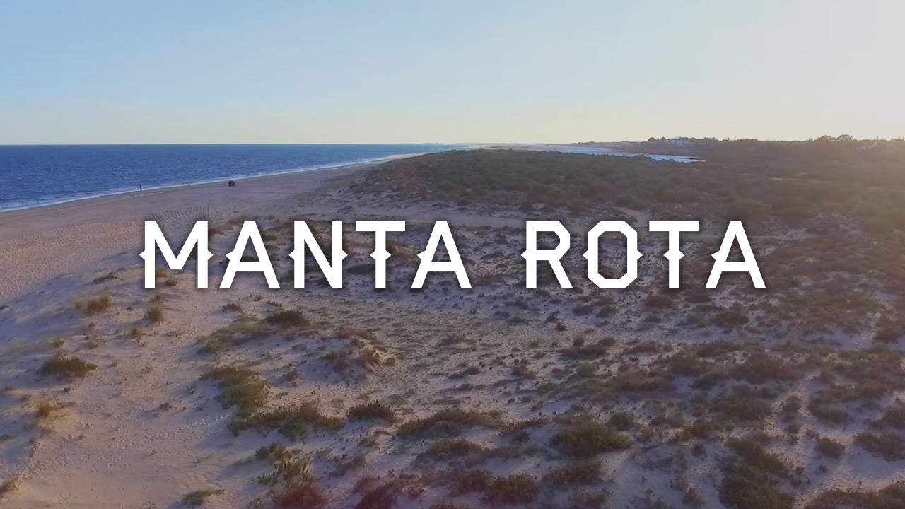 Manta Rota Beach at Sunset Aerial View - YouTube