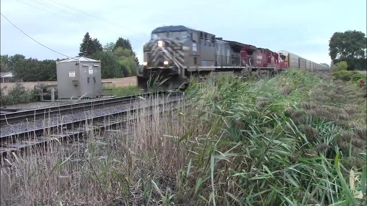 CP 244 CEFX 1045 CP 8017 CP 5037 At Lobo Siding October 6 2019 - YouTube