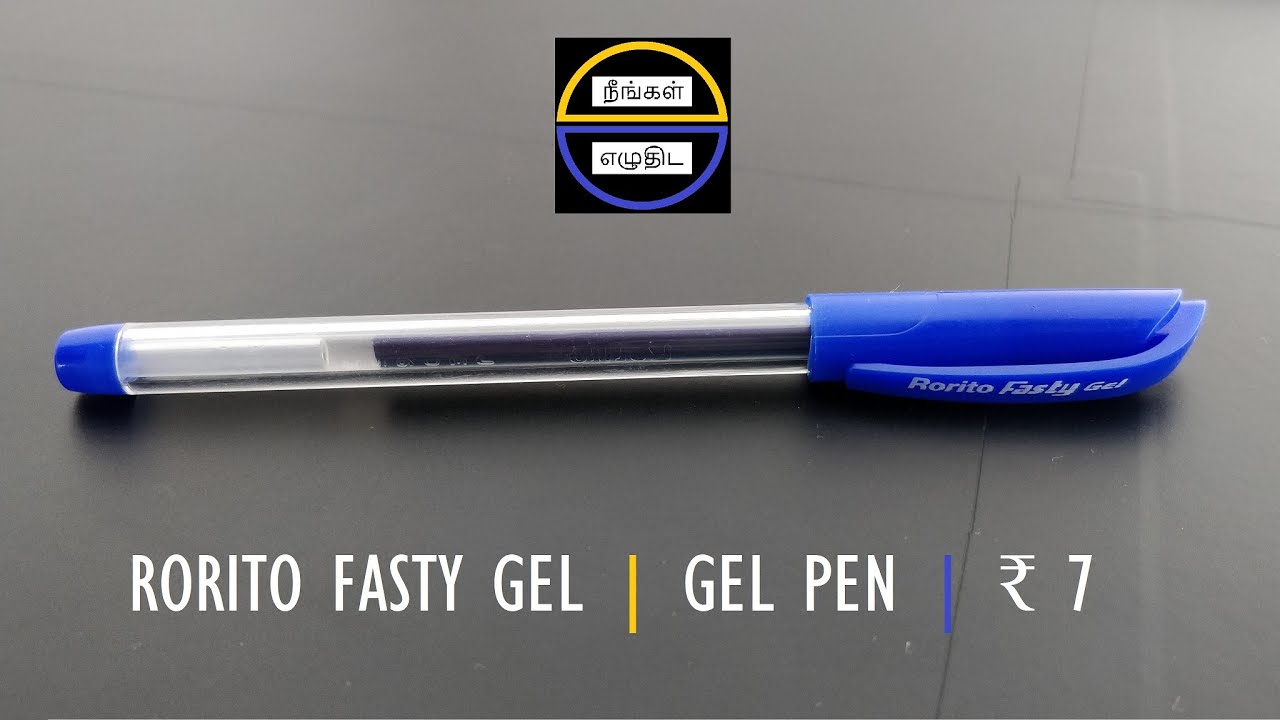 Rorito Fasty Gel - Gel Pen for Rs 7 - Views in Tamil - 92 - YouTube