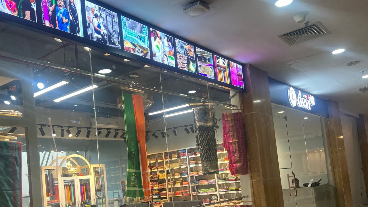 Saree exhibition from desi handloom shop.Handloom saree from different ...