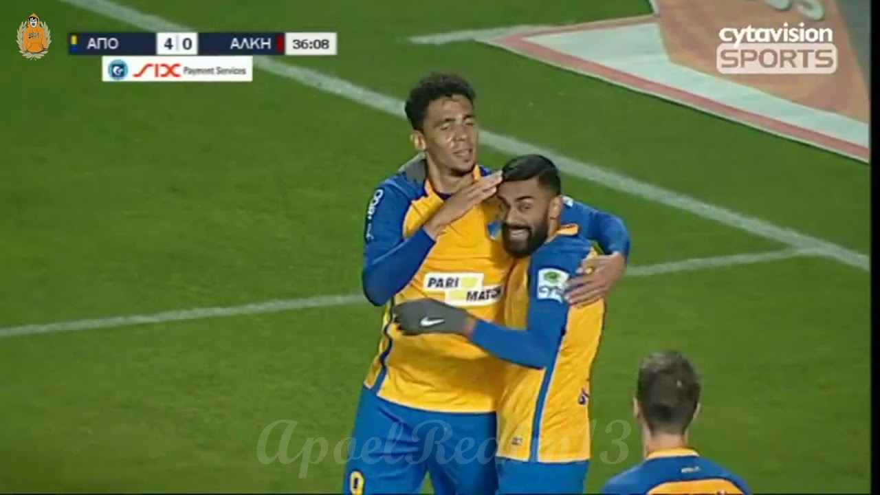 APOEL FC Vs Alki Oroklini | 4 - 0 | Goals & Highlights | 07/01/18 - YouTube