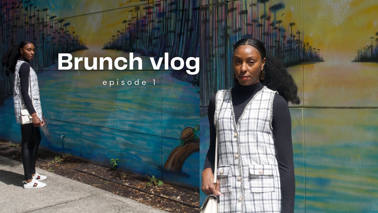 Sunday Brunch Vlog: Green gumbo shrimp & grits, coffee cocktail ...